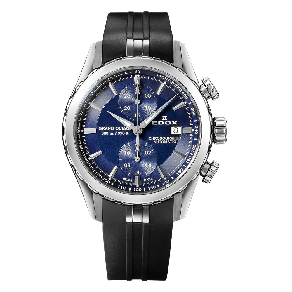 グランドオーシャン クロノグラフ オートマティック - 09800-3CA-BUIN｜エドックス – oomiya 公式サイト